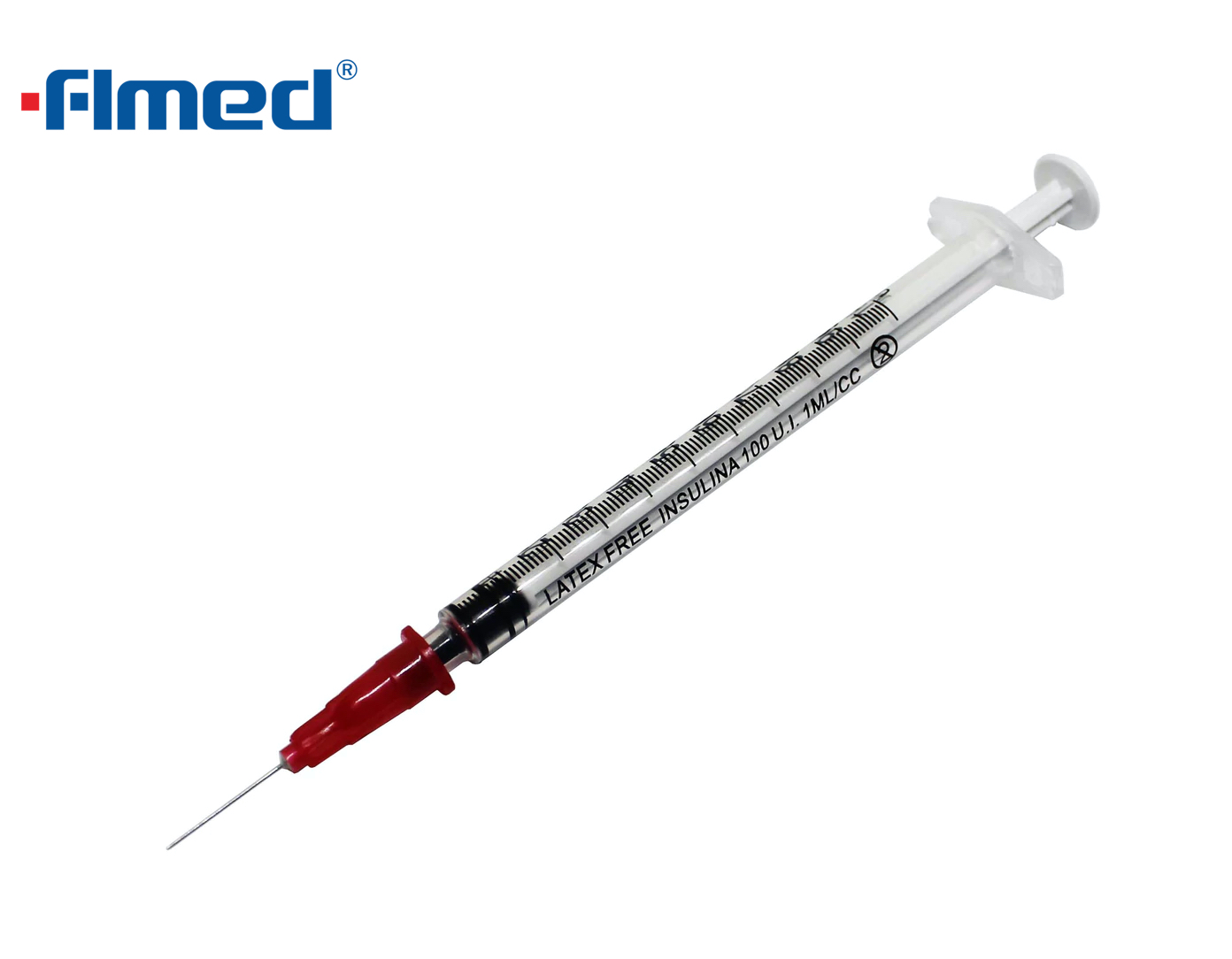 1ml Insulin Syringe & Needle 29g X 13mm Red from China manufacturer - Forlong Medical