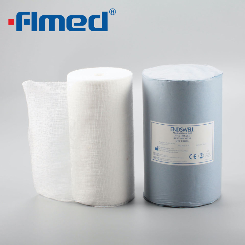 4-ply Gauze Roll 100Yard 13Thread White And Blue Kraft Paper from China ...