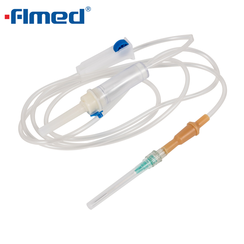 Disposable Infusion Set IV Set with Needle Luer Lock 150cm from China ...